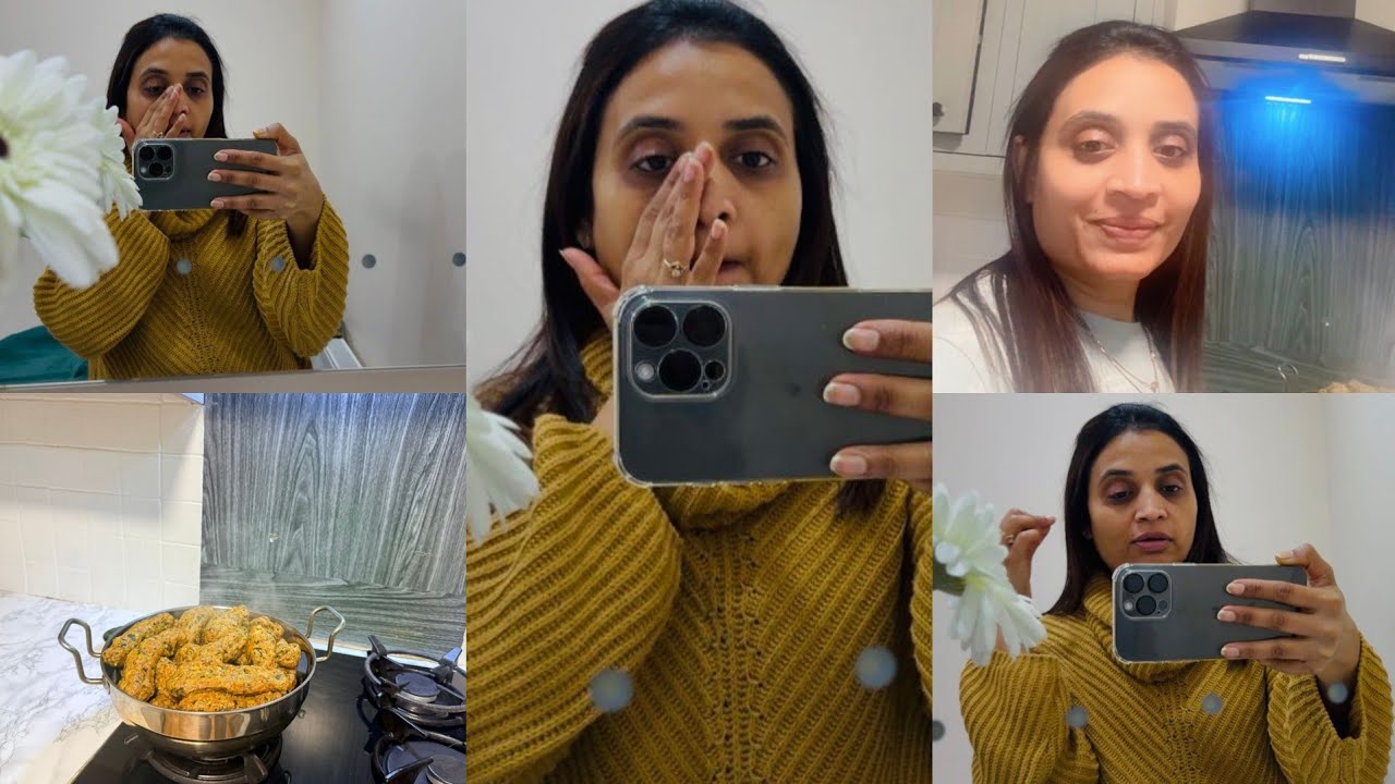 Maru daily skin routine ane dinner ma banavya vegetable muthiya - YouTube