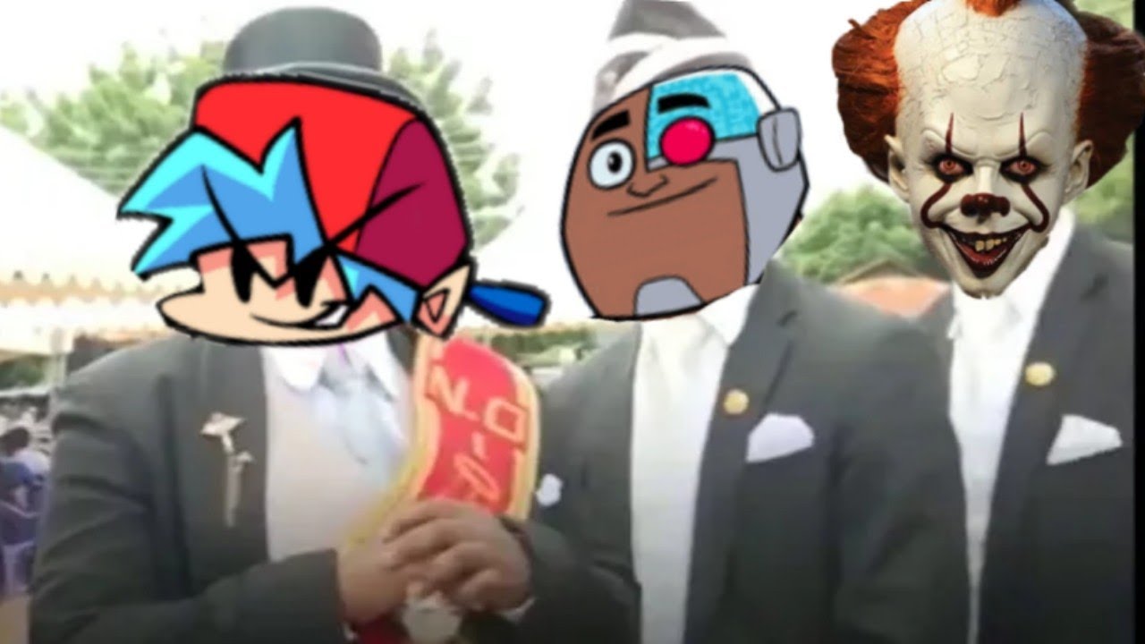 teen titans go + fnf + Pennywise coffin dance by ozyrsy - YouTube
