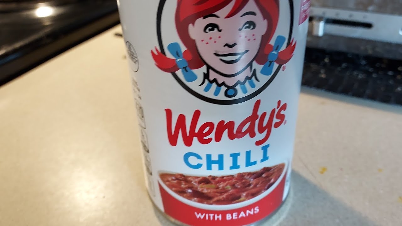 HOWDY FOOD REVIEWS Wendy's Chili With Beans In A Can From Walmart - YouTube