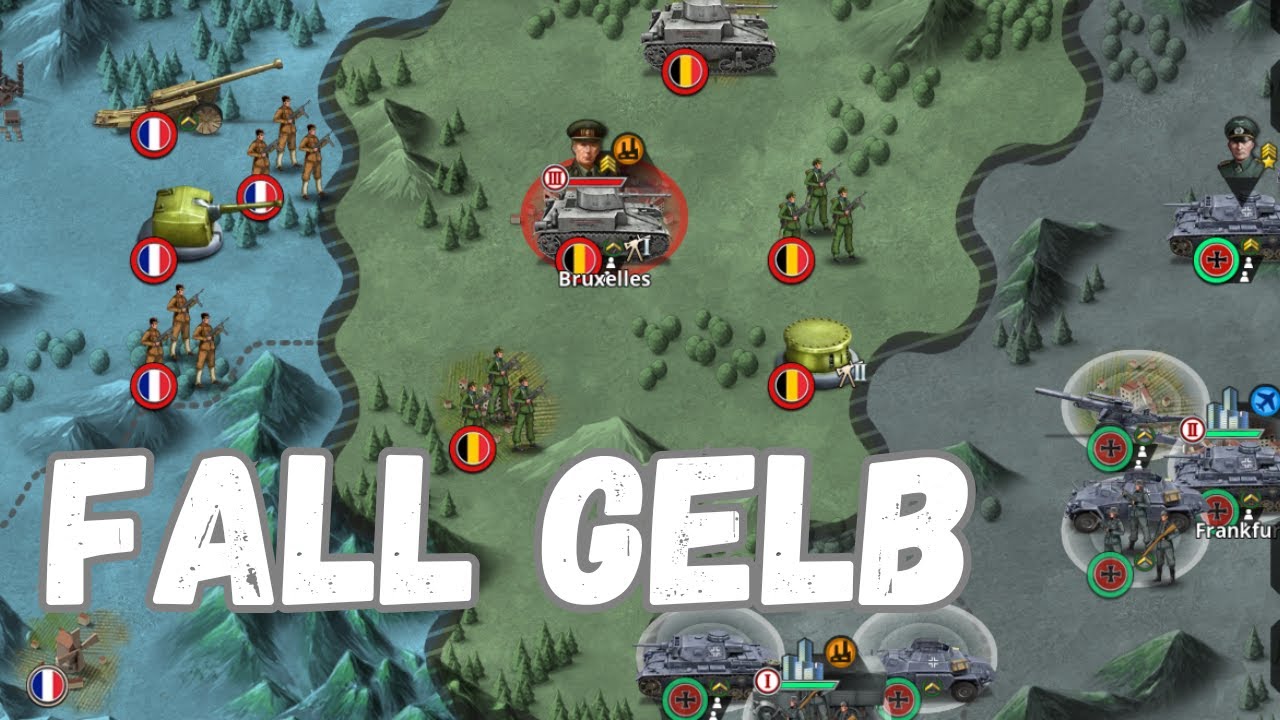 Missão: Fall Gelb ao lado dos eixos invadindo a França pela Bélgica ...
