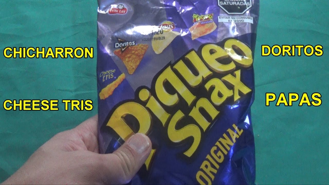 PROBANDO "PIQUEOS SNAX" ORIGINAL SABOR - YouTube