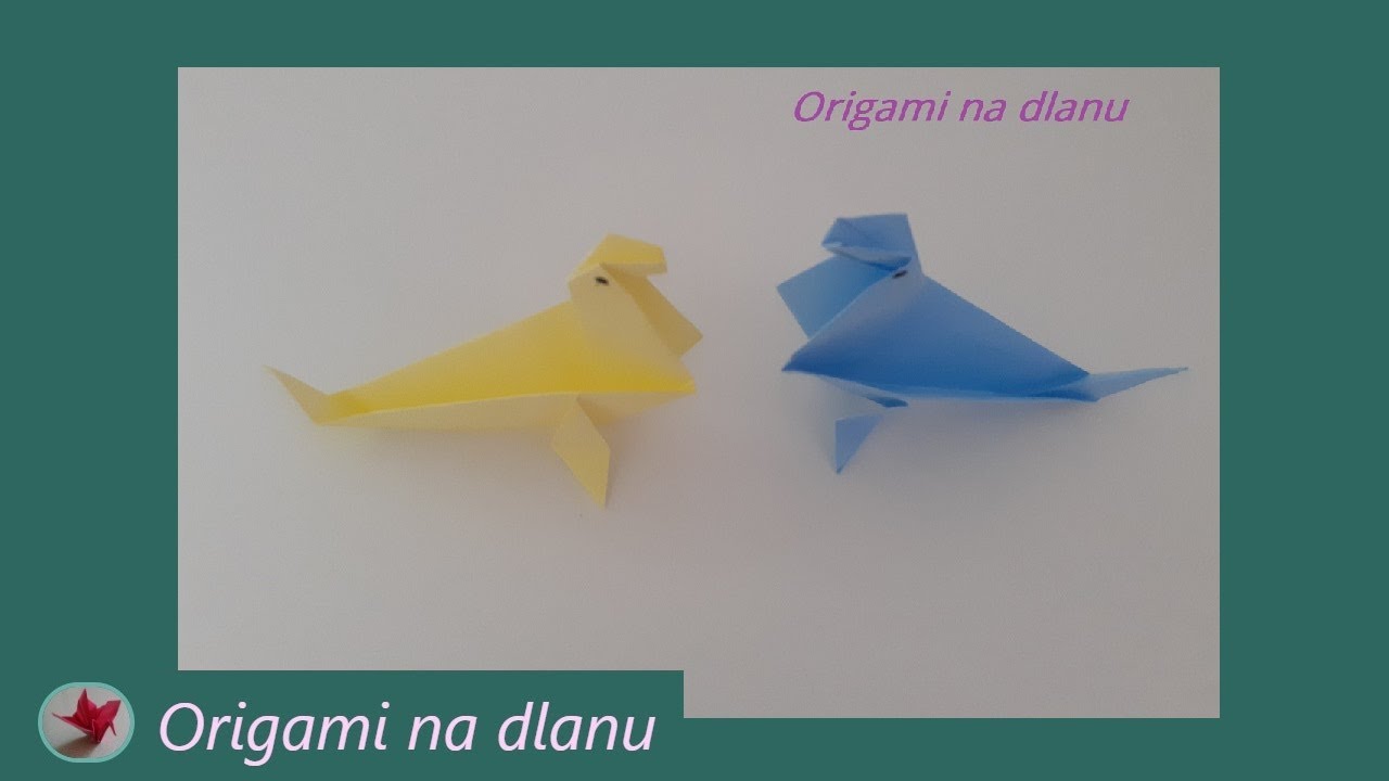 Origami Foka - YouTube