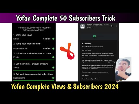 How To Complete Yofan 50 Subscribers | Yofan Increase Subscribers | Yofan Subscribers Tricks ...