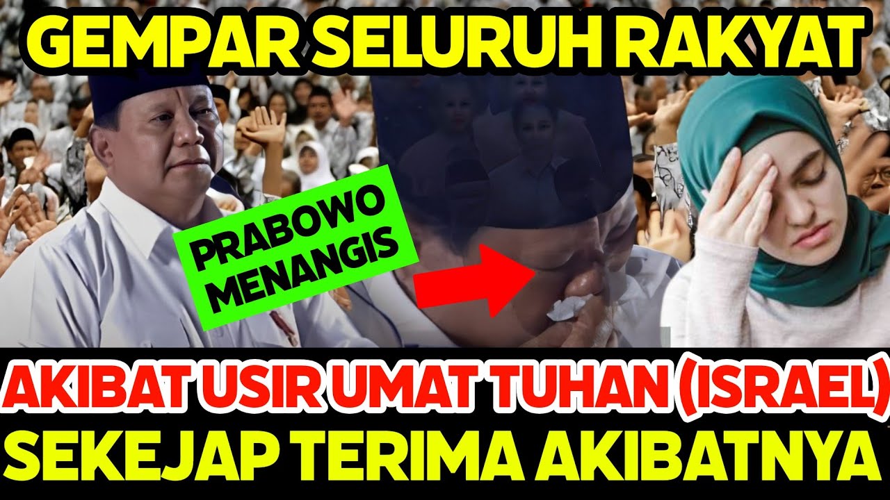 GEMPAR: AKIBAT USIK & USIR UMAT TUHAN (I5R4EL), DALAM SEKEJAP LANGSUNG ...