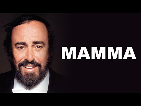 Mamma backing track karaoke instrumental Bixio Pavarotti