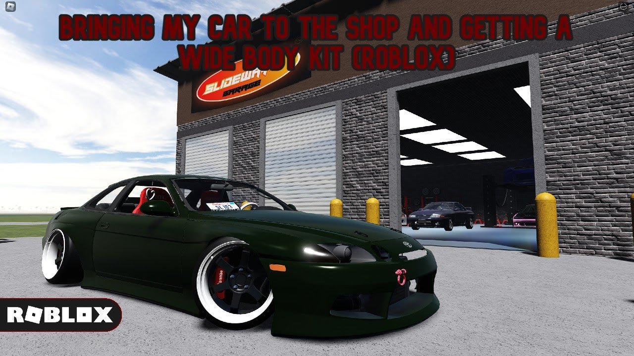 Bringing My Car To The Shop And Getting A Wide Body Kit (Roblox) - YouTube