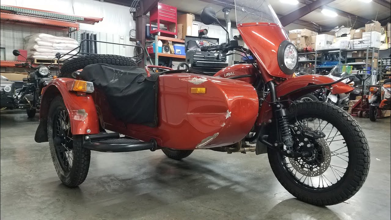 Ural Motorcycle vs Deer.....Motorcycle and Driver Won - YouTube