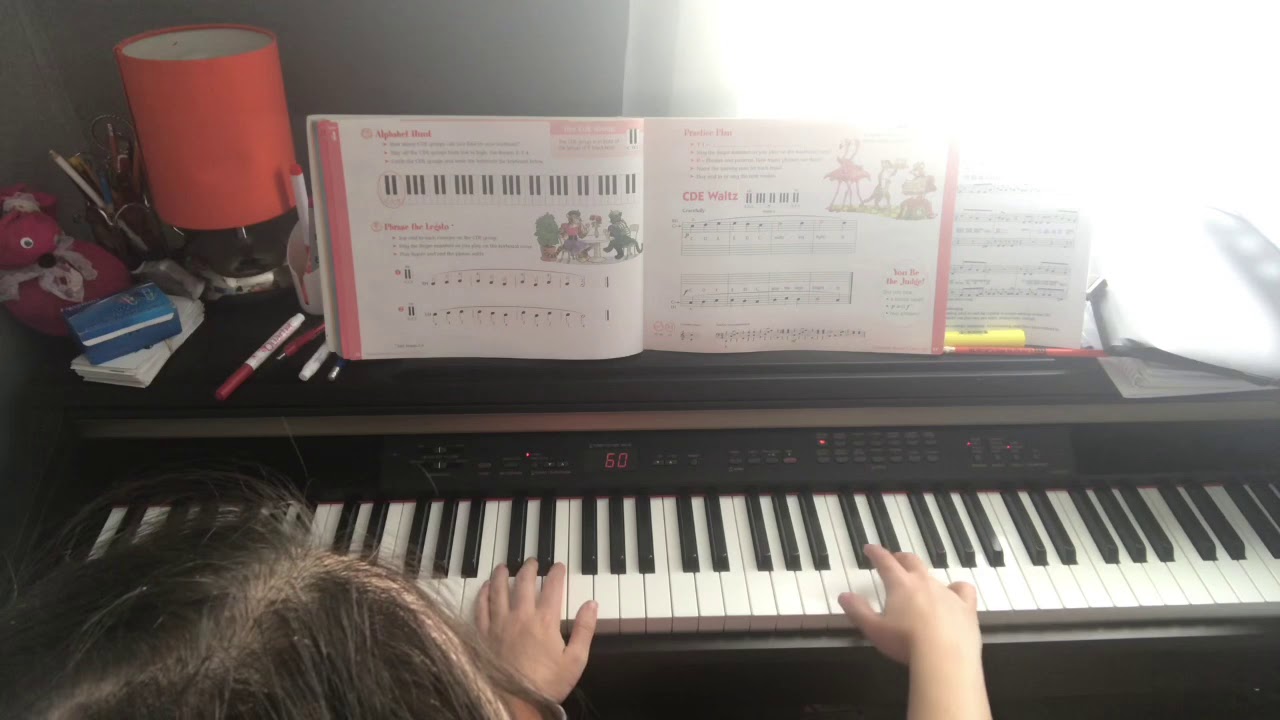 CDE Waltz (student solo + accompaniment) - YouTube