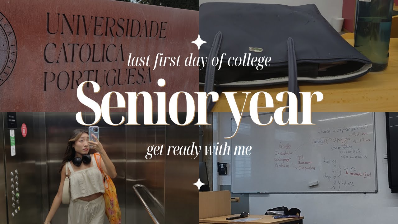 last FIRST DAY of COLLEGE: Get ready with me for senior year// Winsome ...
