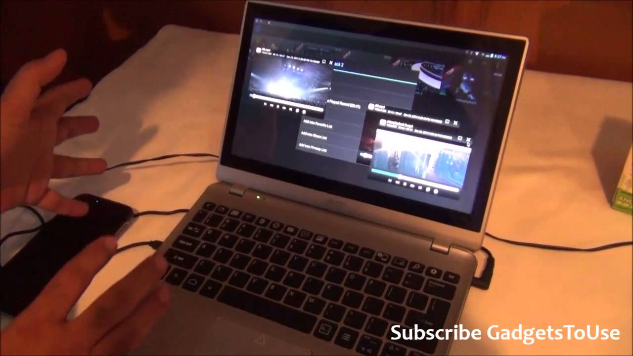 Convert Smartphone Into Laptop or PC with MHL Support - YouTube