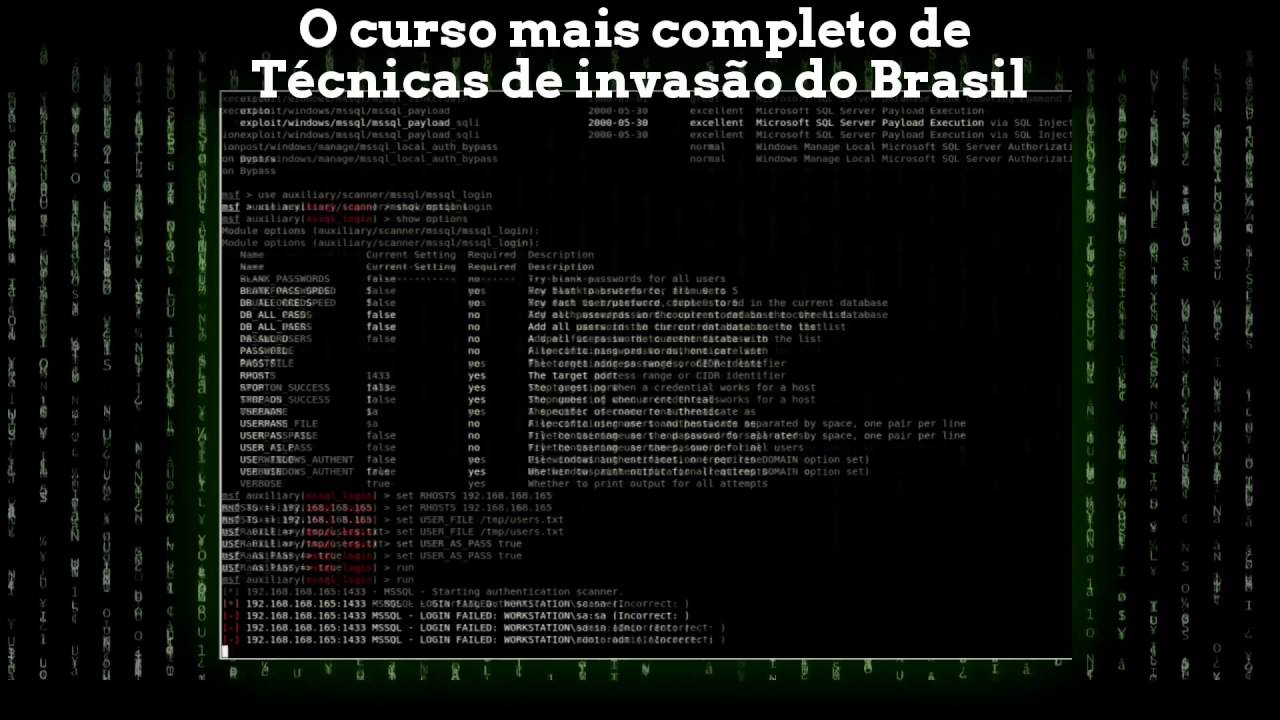 Tecnicas de Invasão | Entre para o curso Completo - YouTube