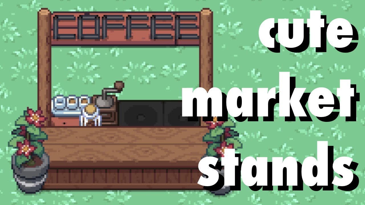 I built a marketplace | cute stand ideas | free to use | Pony Town ...