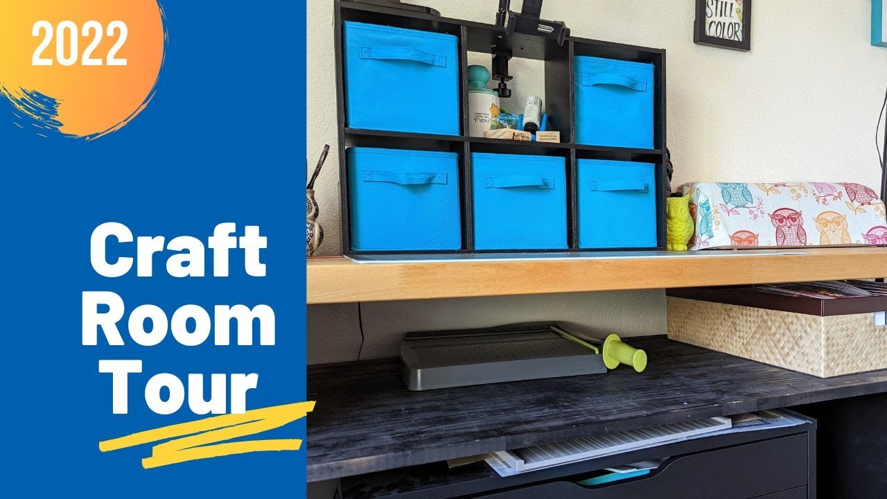 Small Craft Room Tour 2022- Jess Crafts - YouTube