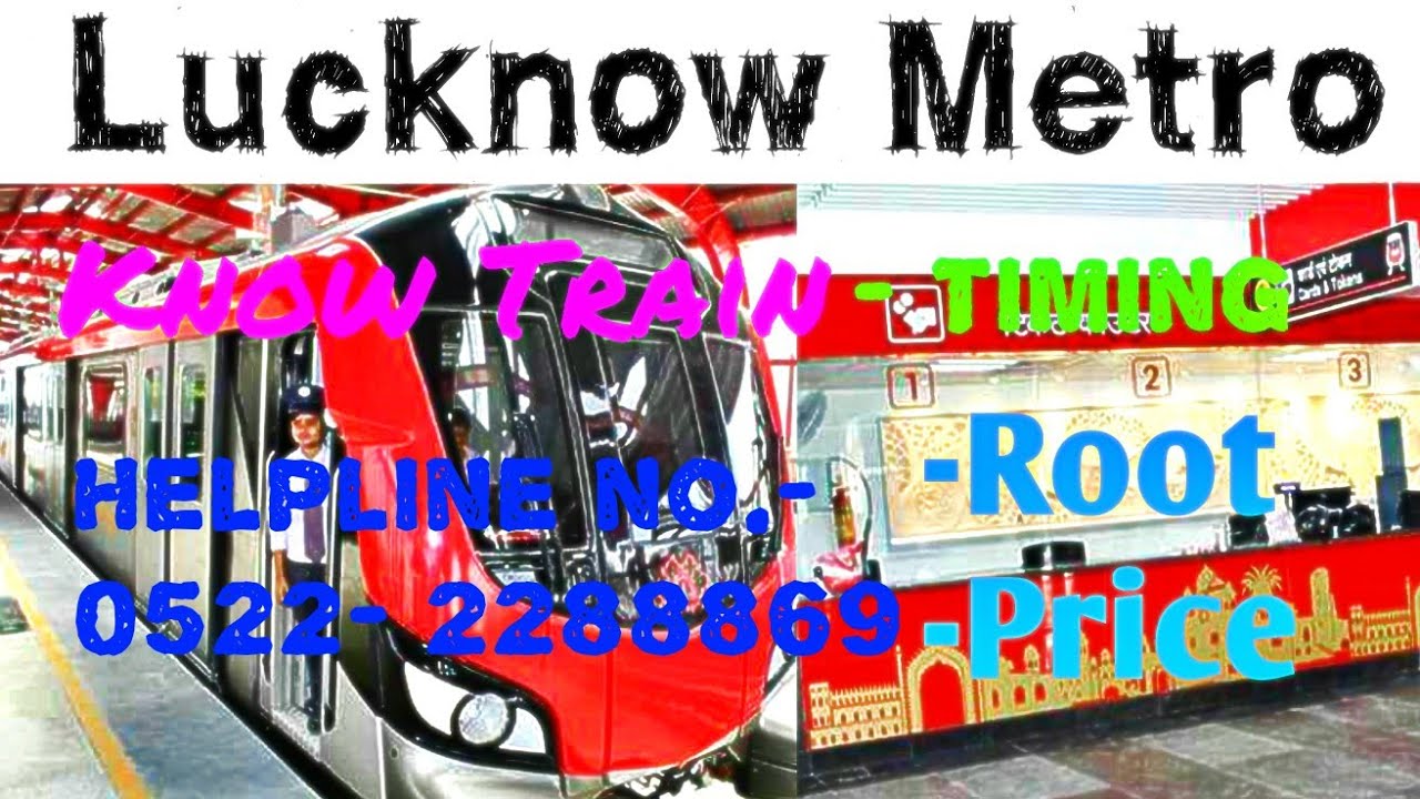 Lucknow Metro Train | Route map | Lucknow Metro Stations | Lucknow ...