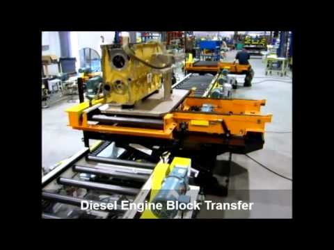 Alternative Engineering - Engine Block Transfer Conveyors - YouTube