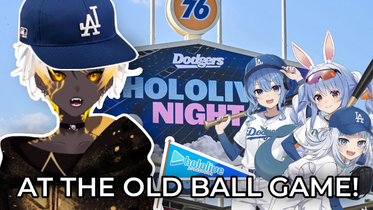 HOLOLIVE x Dodgers Collab! | Kazu Reacts - YouTube