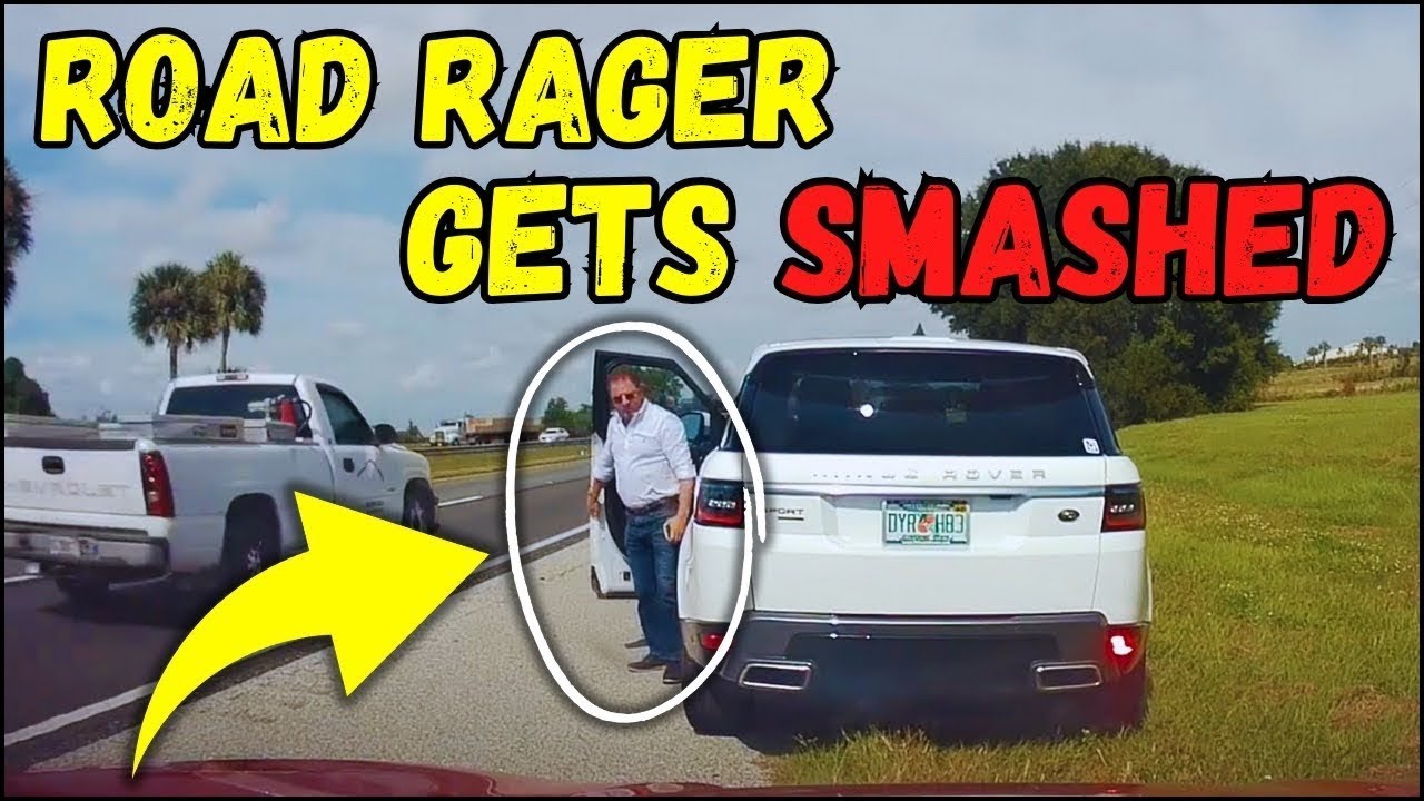 BEST Road Rage Brake Check Compilation Best of 2025 - YouTube