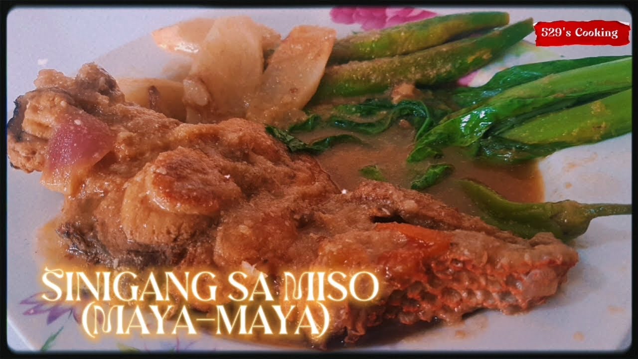 Sinigang sa Miso (Maya-maya) | 529's Cooking - YouTube