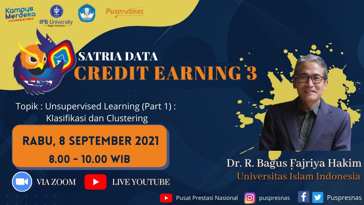 Kuliah Online Sesi 3 - Credit Earning SATRIA DATA 2021 - YouTube