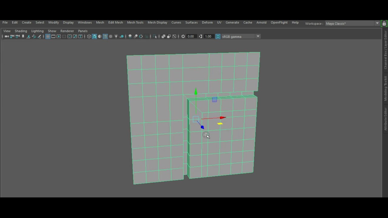 Solution for glitch in maya 2018 - YouTube