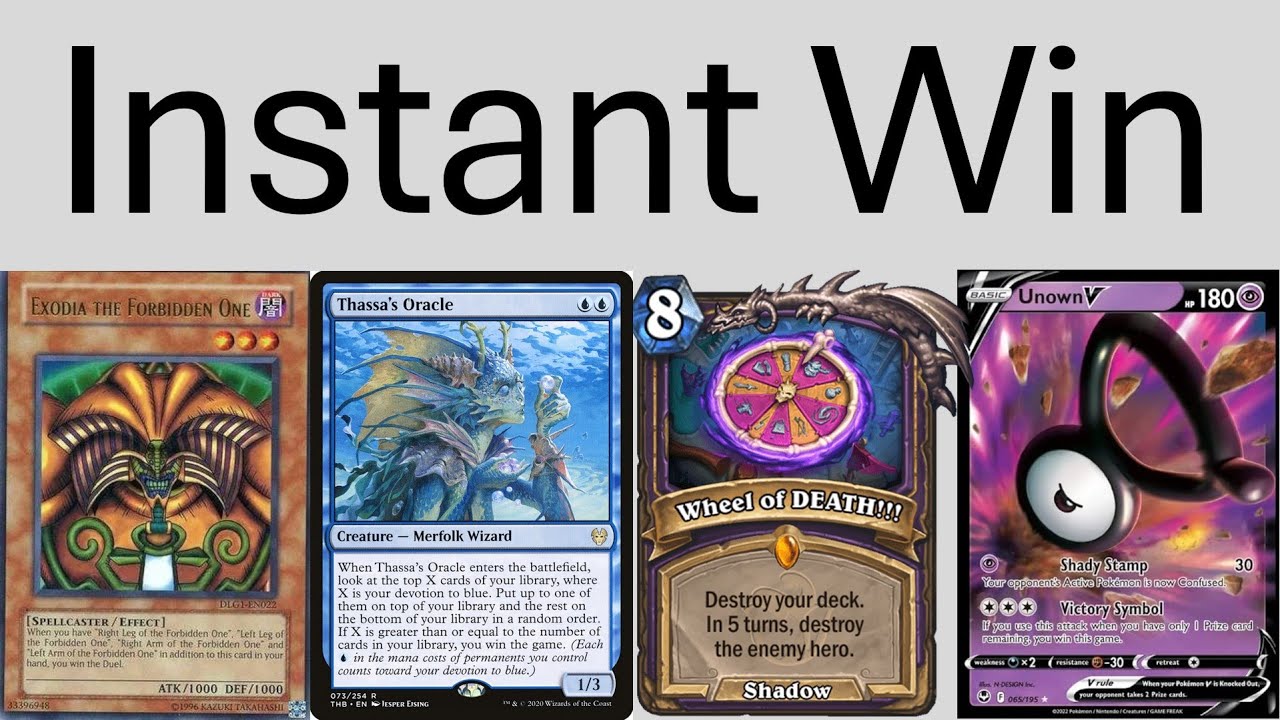 How Good are Win the Game Effects in Every Card Game? - YouTube