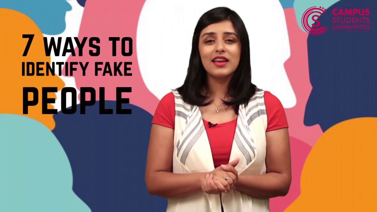 7 Ways to Identify Fake People - YouTube