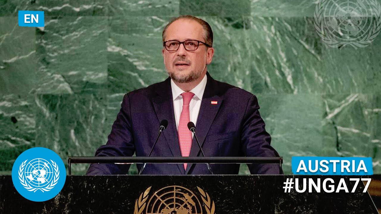🇦🇹 Austria - Minister Addresses United Nations General Debate, 77th ...