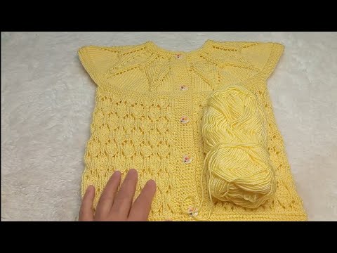 2 yaş için yıldız yaprak roba yelek anlatımı baştan sona kadar#amazing#crochet#diy 