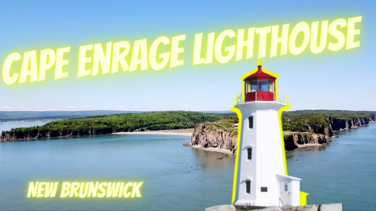 Cape Enrage Lighthouse and Pebble beach (Fundy National Park), New ...