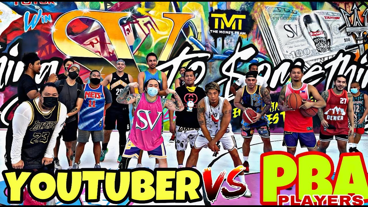 YouTube vs PBA PLAYERS!! SLAM DUNK!! - YouTube