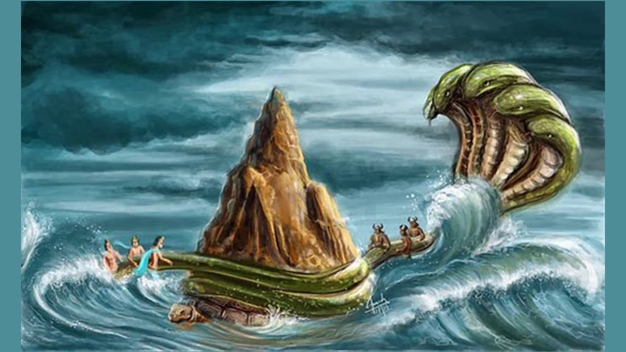 Dashakam 27 Churning the Ocean for Nectar - YouTube