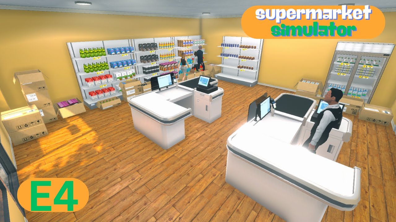 All stocked up! | Supermarket Simulator | E4 - YouTube