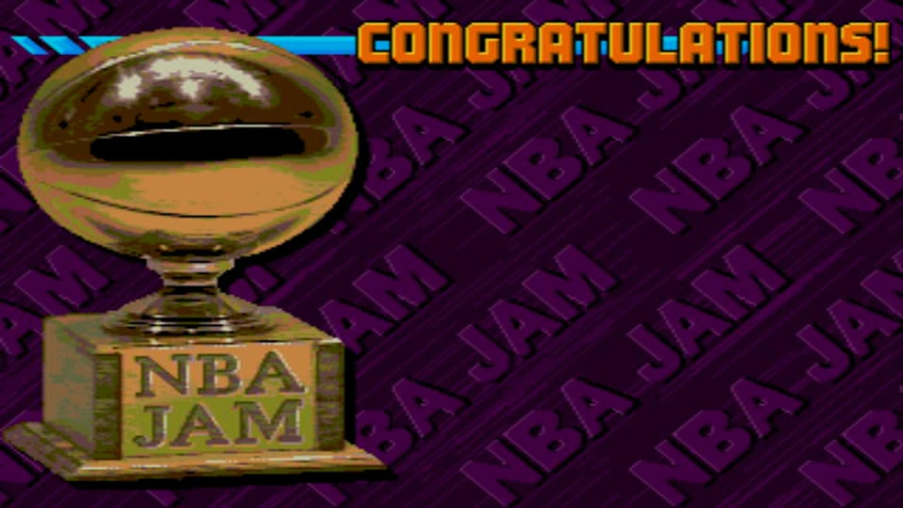NBA Jam Tournament Edition GENESIS Playthrough - Houston Rockets vs ...