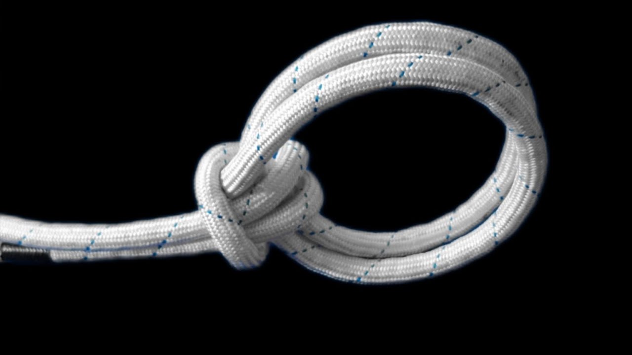 The most beautiful knot with a rope - YouTube