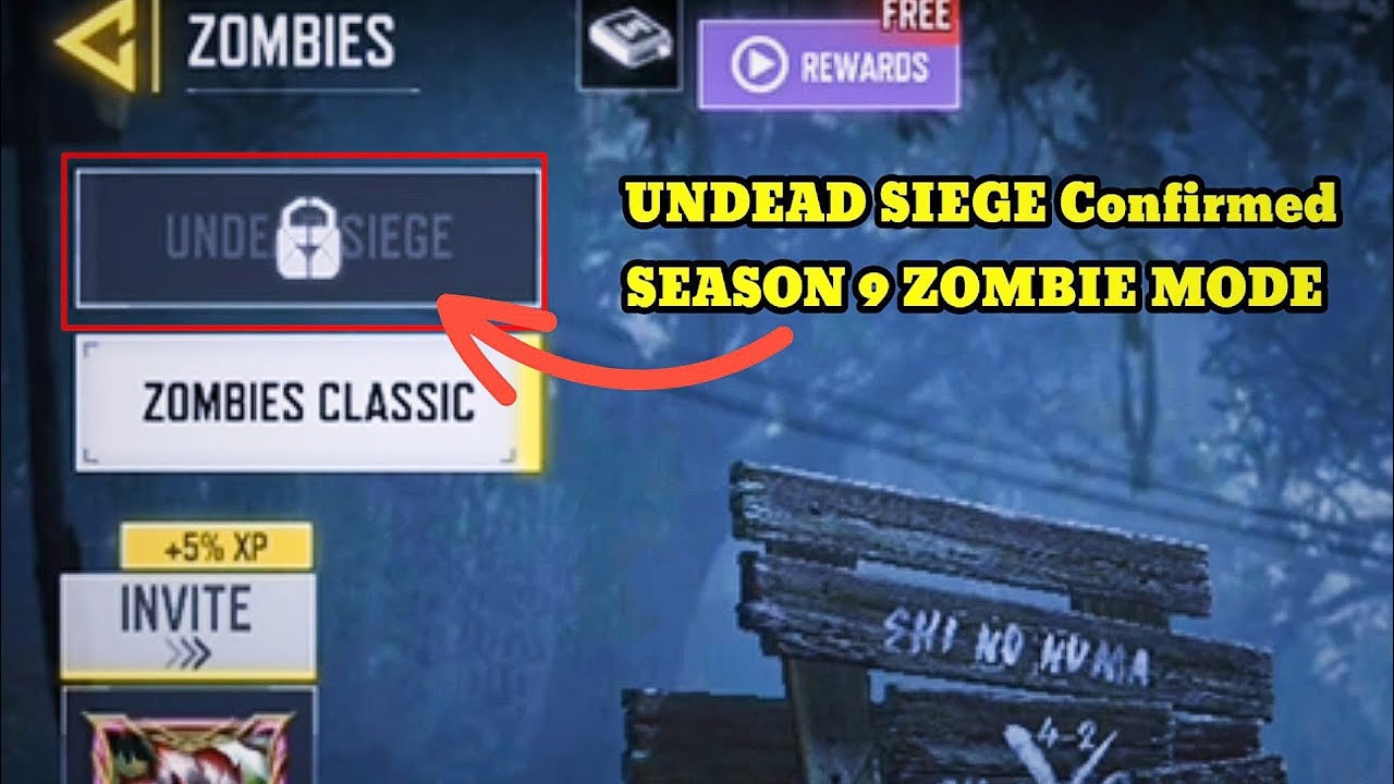Season 9 Leaks! Undead Siege New Content, Undead Siege codm 2023 - YouTube