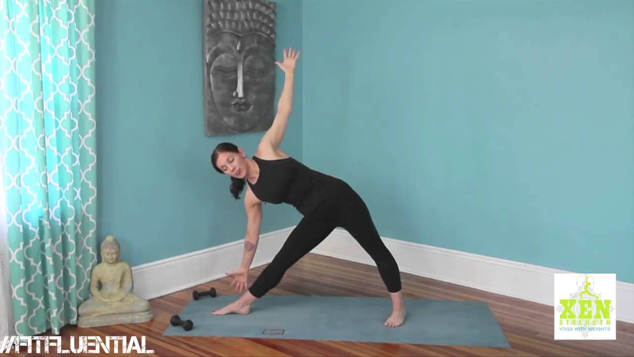Yoga: Triangle Pose - YouTube