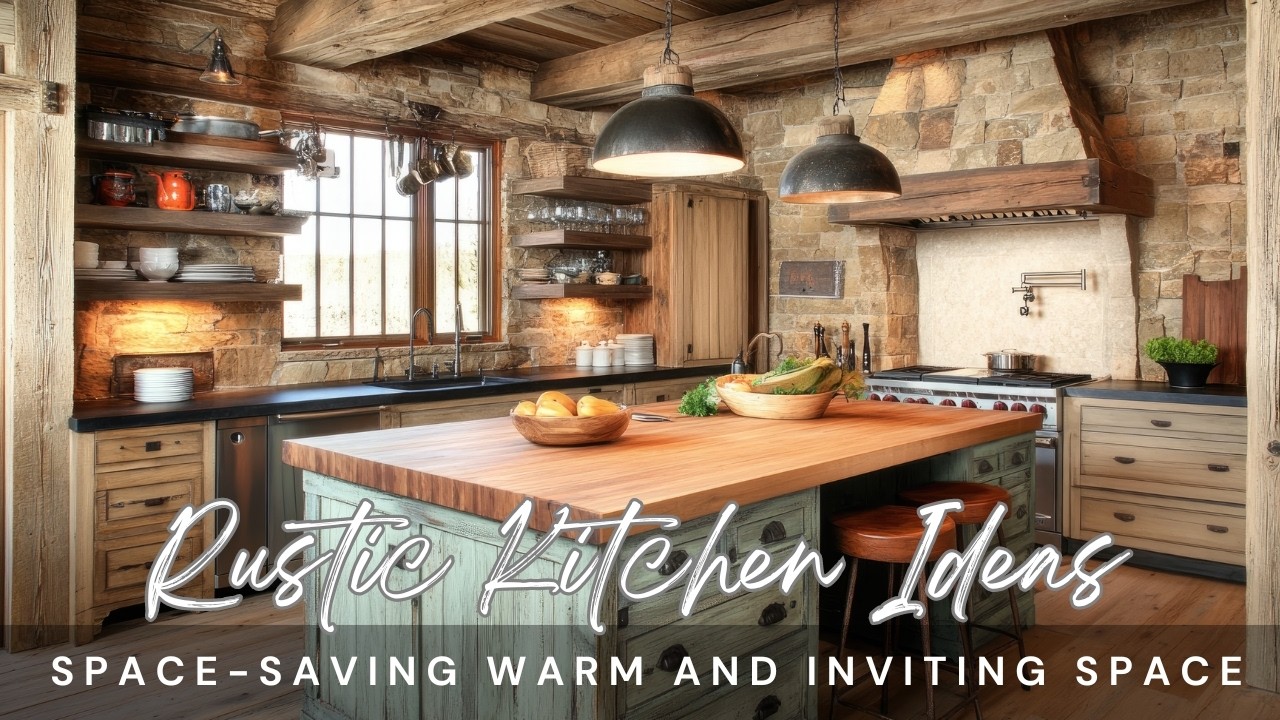 Small Space, Big Style: Cozy Rustic Kitchen Ideas for a Warm and ...
