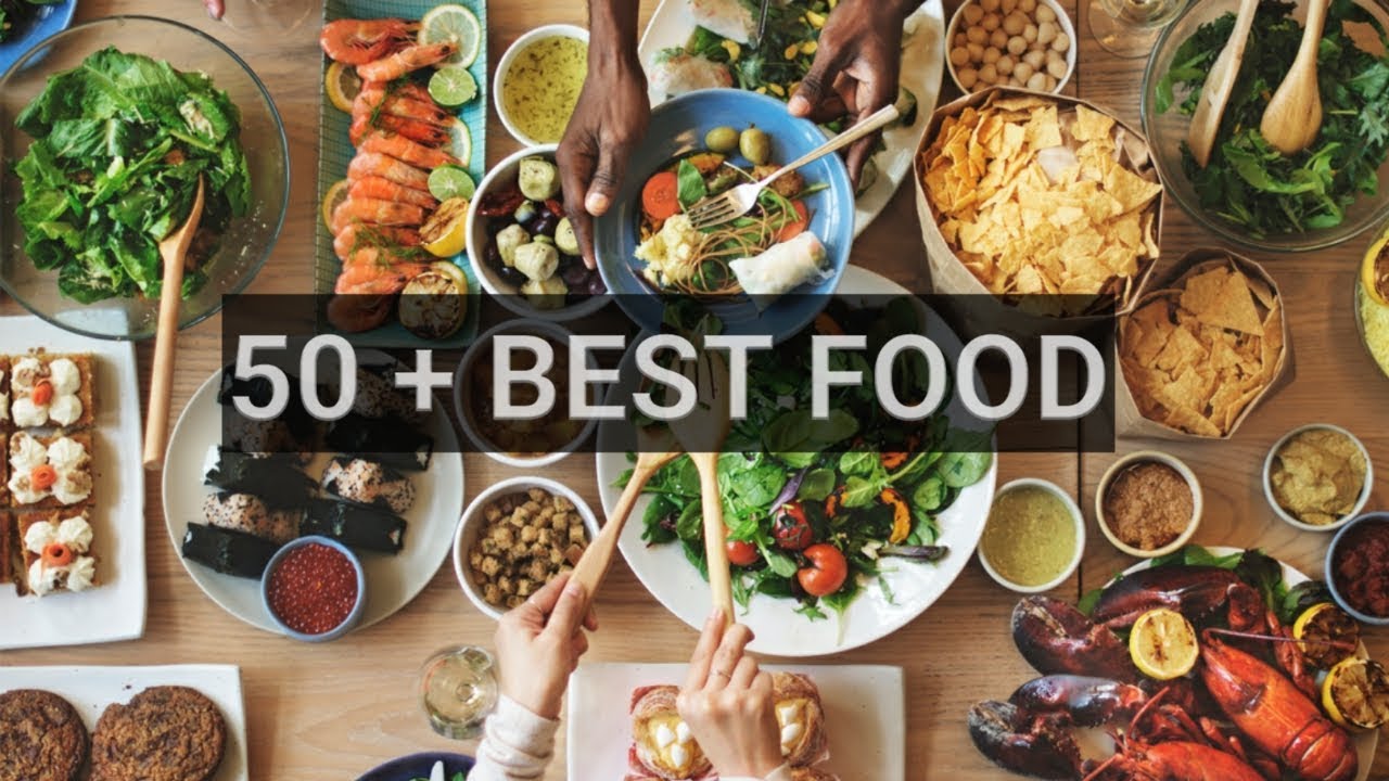 50 + BEST FOOD || FOOD ON THE TABLE || - YouTube