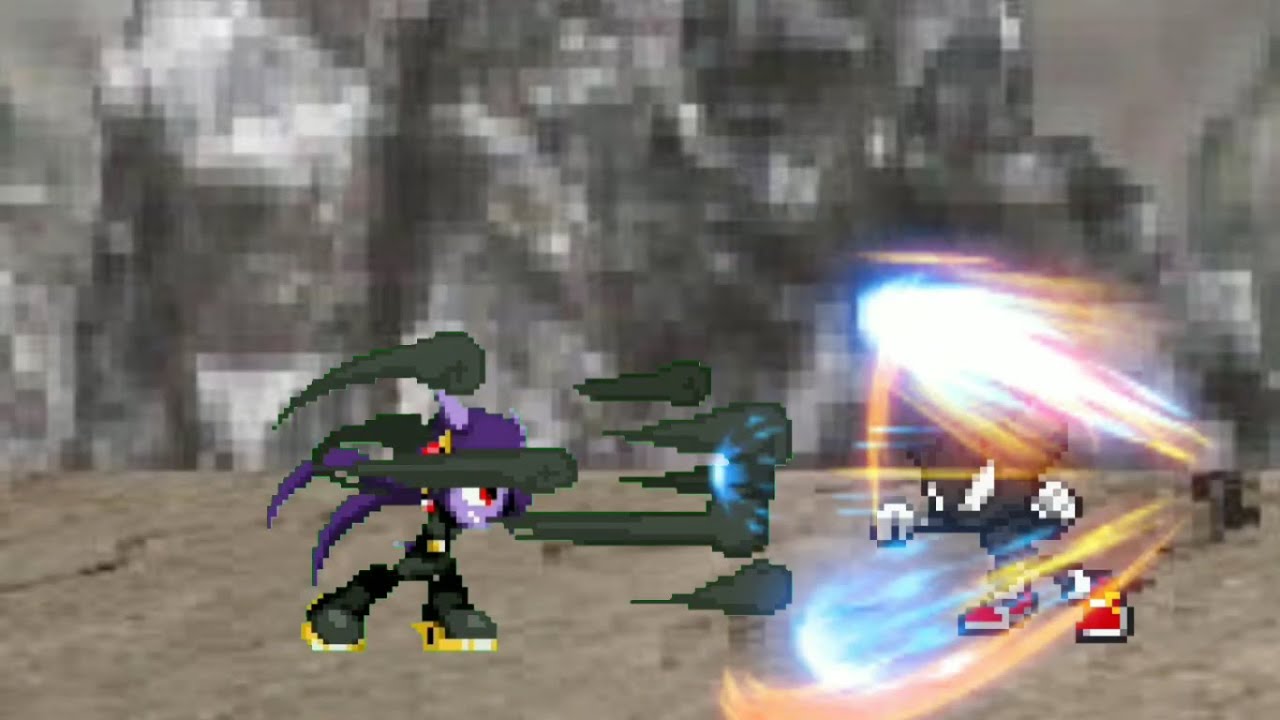 SSF2 Mod Battle: Dark Super Sonic Vs Amethia - YouTube