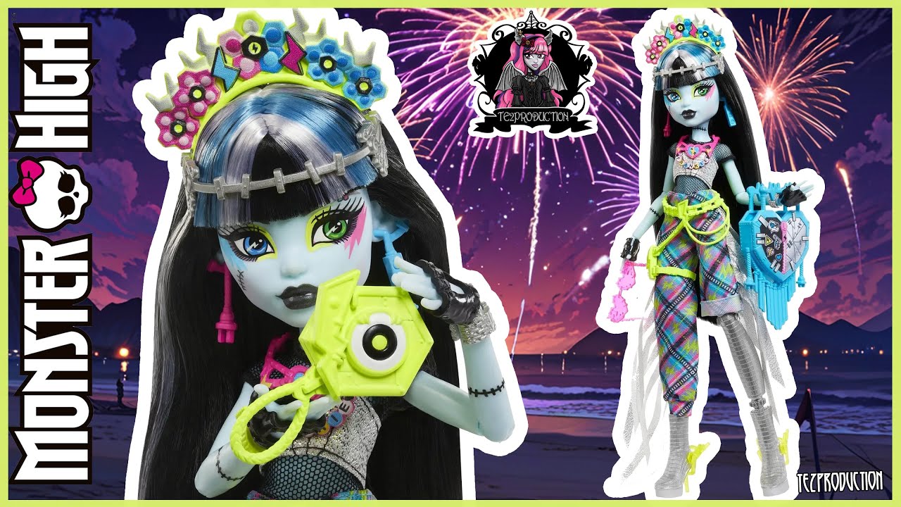 REVIEW MONSTER HIGH G3 MONSTER FEST FRANKIE STEIN - YouTube