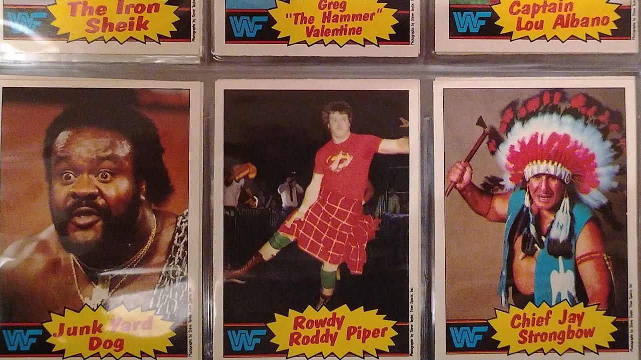 1985 O-Pee-Chee WWF Pro Wrestling Stars Trading Cards - YouTube