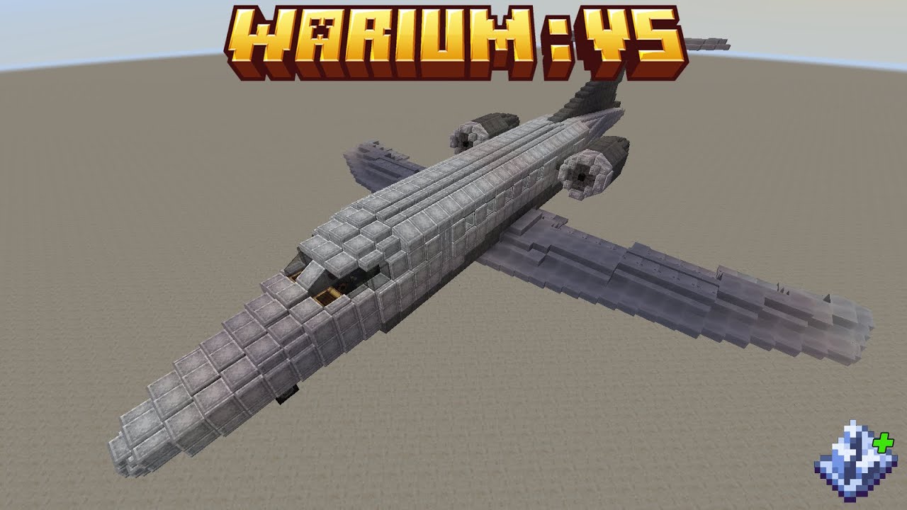 Working Minecraft Plane - Warium VS - YouTube