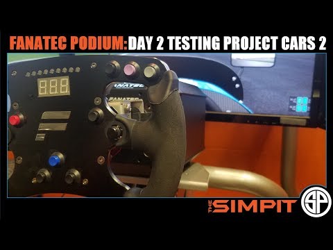 Fanatec Podium Wheel Base DD2 - Day 2 Testing - Project Cars 2 - YouTube