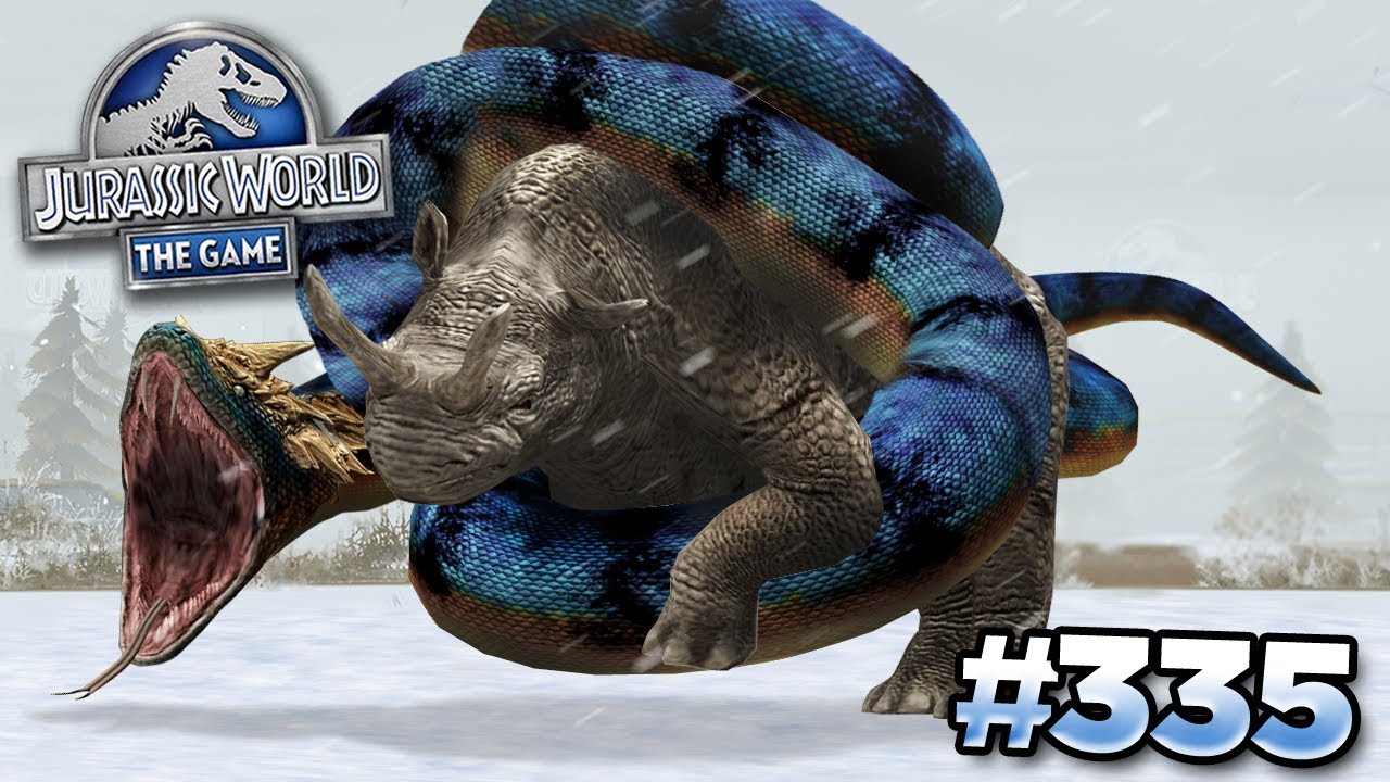 GIANT SNAKE TAKES OVER!!! || Jurassic World - The Game - Ep335 HD - YouTube