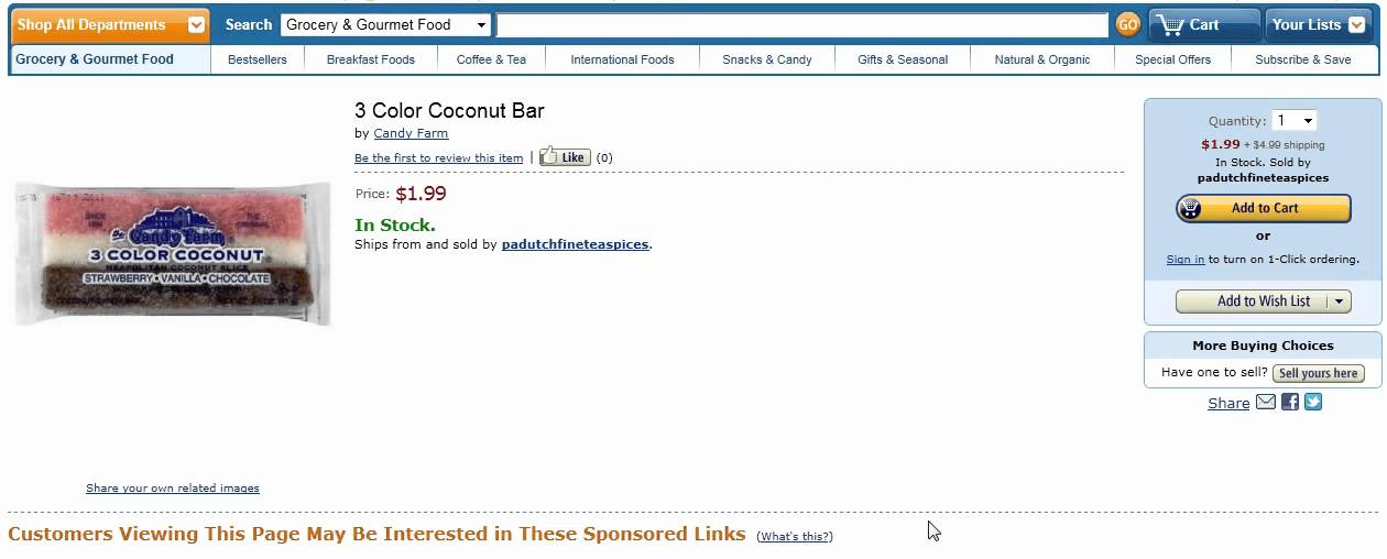 3 Color Coconut Candy Bar by Candy Farm on TastyMistake.com - YouTube