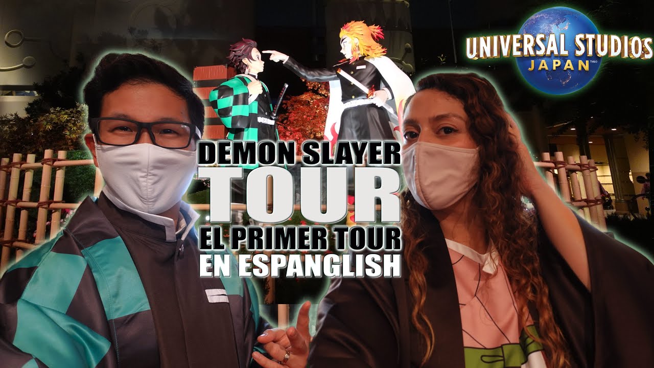 Demon Slayer TOUR en Universal Studios Japan [El primer tour en ...