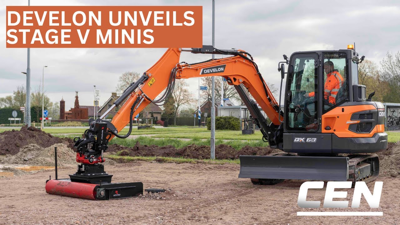 Develon unveils Stage V minis - YouTube