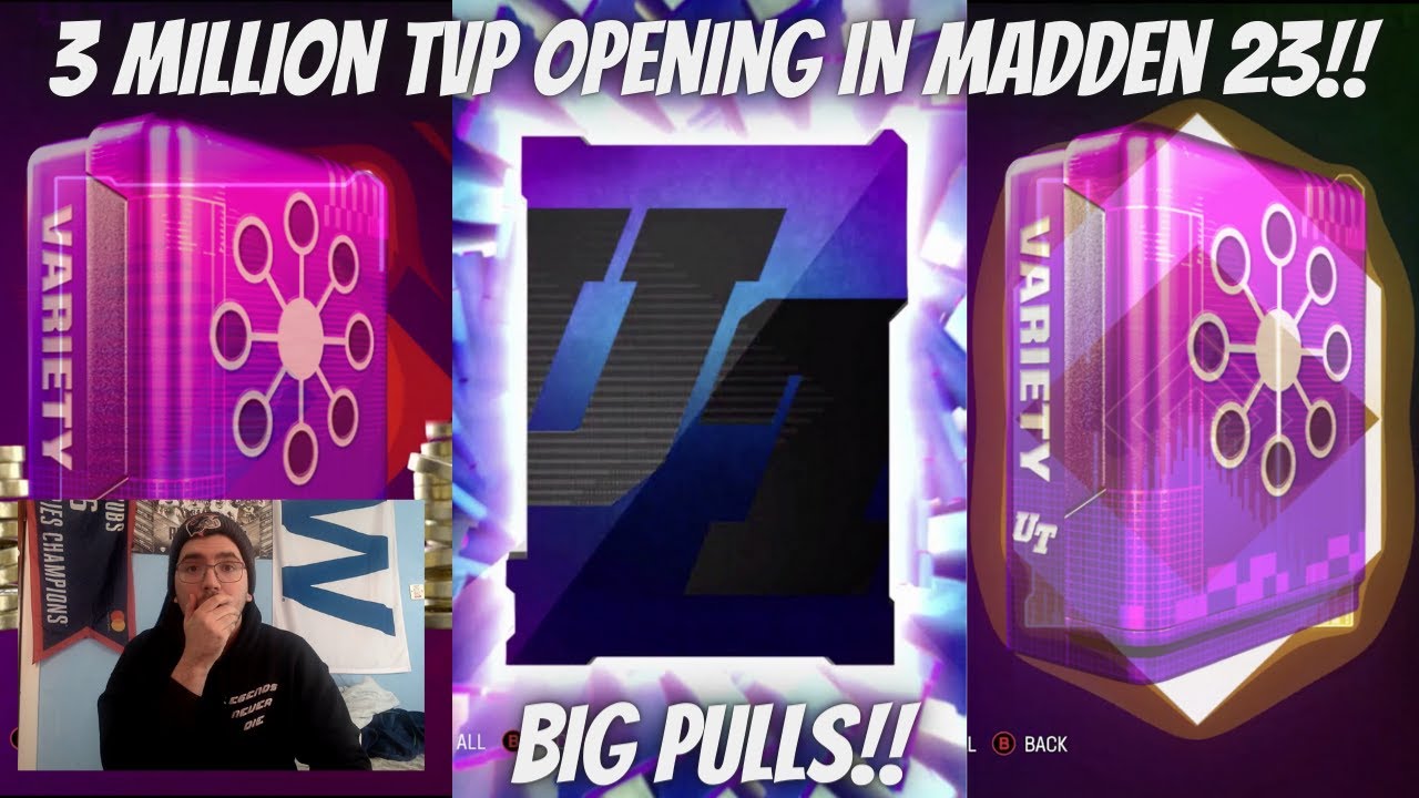 *LTD + BIG PULLS* 3 MILLION TRAINING VARIETY PACK OPENING IN MADDEN 23 ...