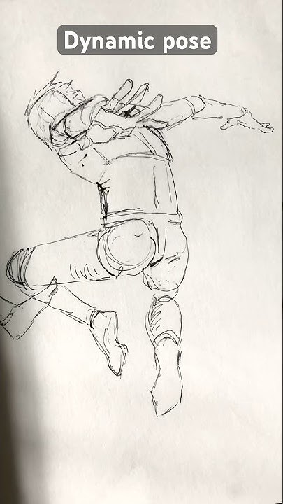 How to Draw Dynamic Poses Using Shapes #art #arttutorial #drawing - YouTube