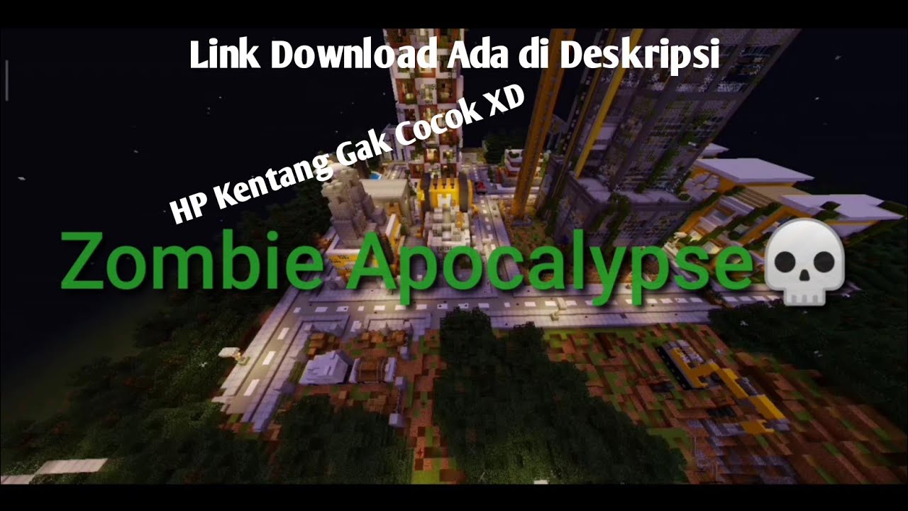 MCPE | Maps Zombie Apocalypse City - YouTube
